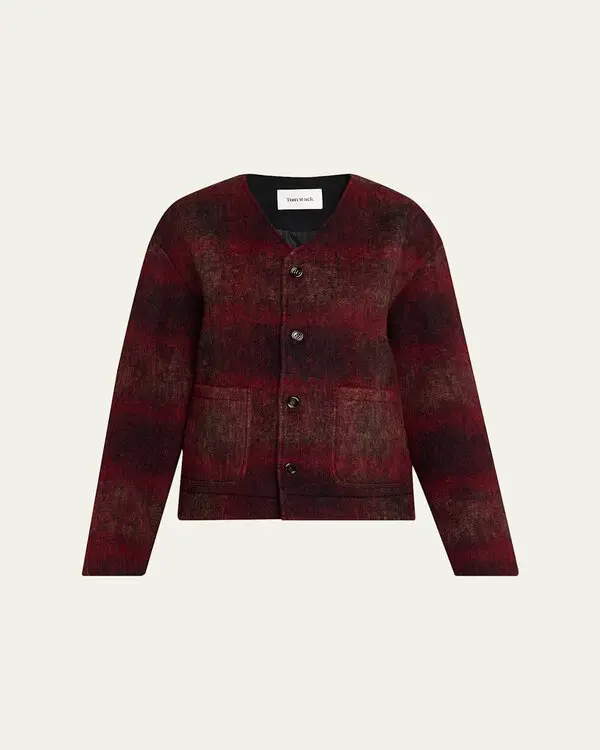 TONYWACK Mohair V-neck Blend