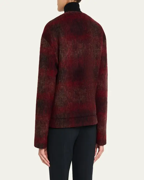 TONYWACK Mohair V-neck Blend
