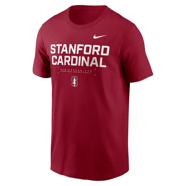 Nike Stanford Courtside Basketball Dri-fit College T-shirt - Red