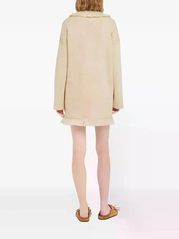 Alanui Fringed Coat - Neutrals