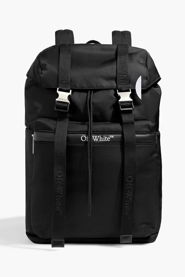 Off-White Shell Backpack - Black