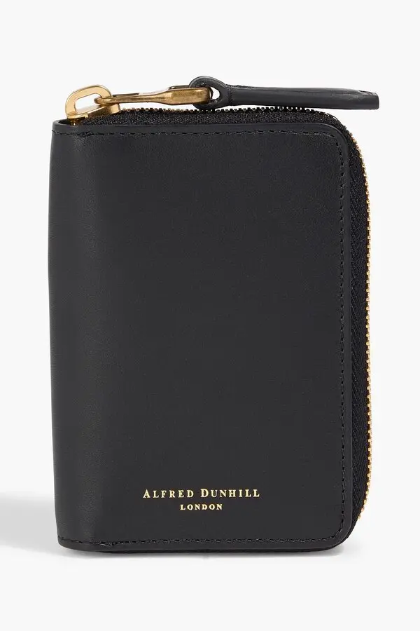 Dunhill Duke Leather Coin Purse - Black