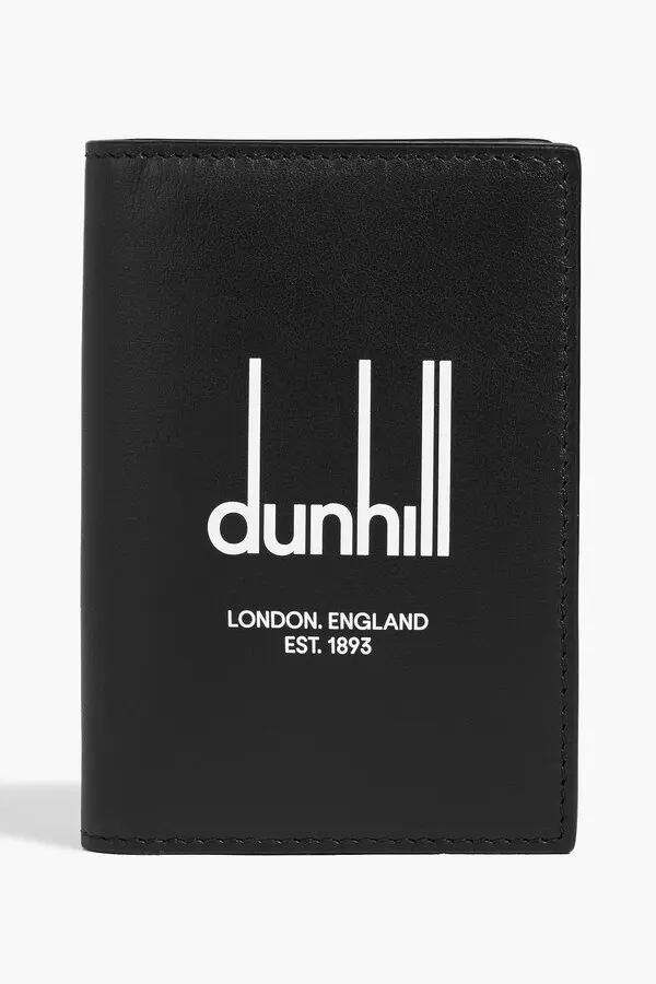 Dunhill Legacy Printed Leather Cardholder - Black