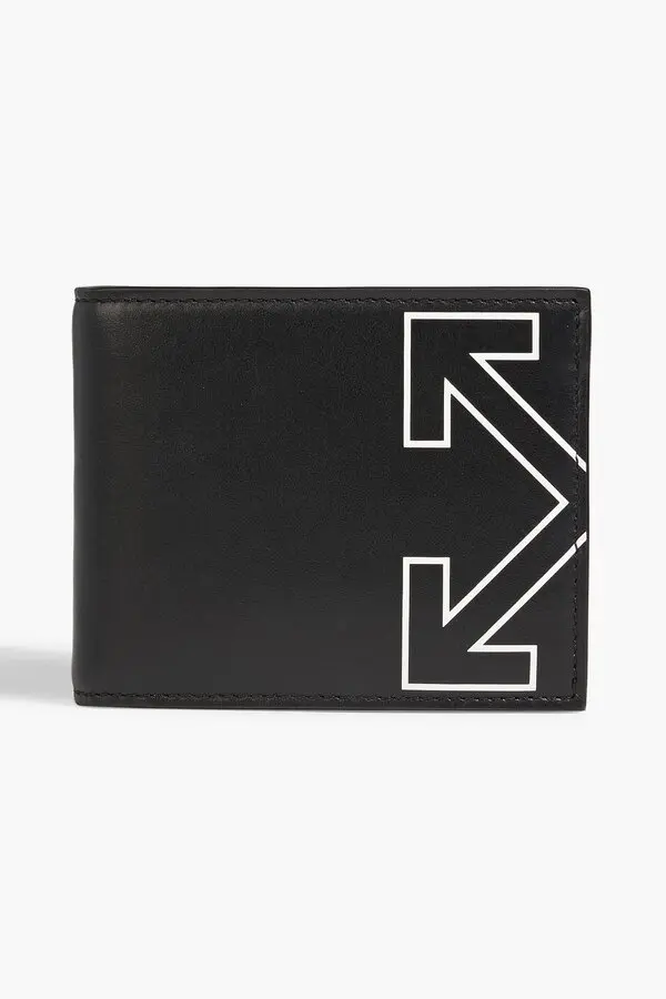 Off-White Heritage Printed Leather Wallet - Black