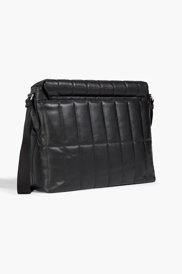 Dunhill Rollagas Quilted Leather Messenger Bag