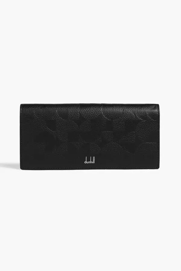 Dunhill Belgrade Embossed Pebbledleather Wallet - Black