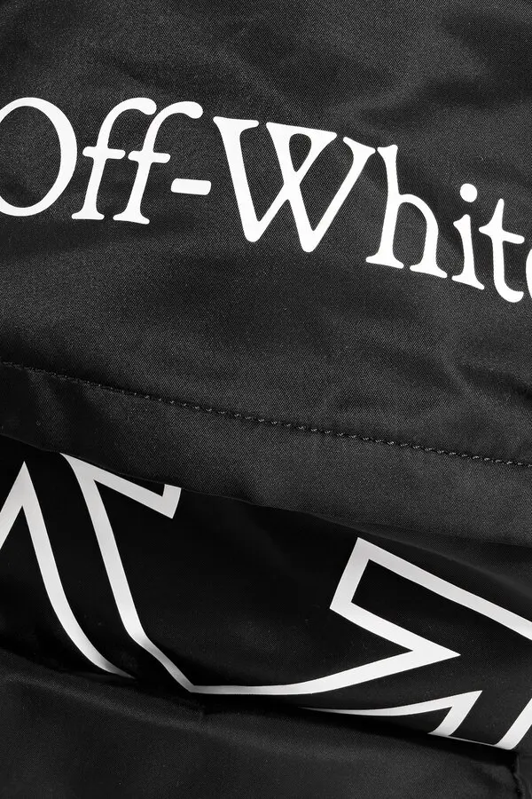 Off-White Printed Shell Backpack