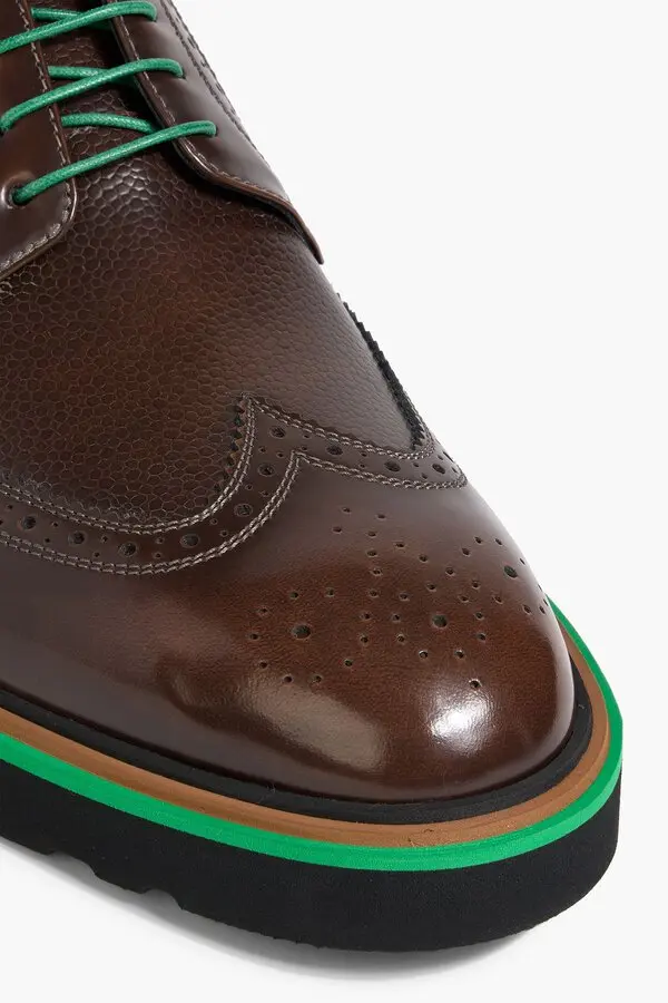 Paul Smith Leather Brogues - Chocolate