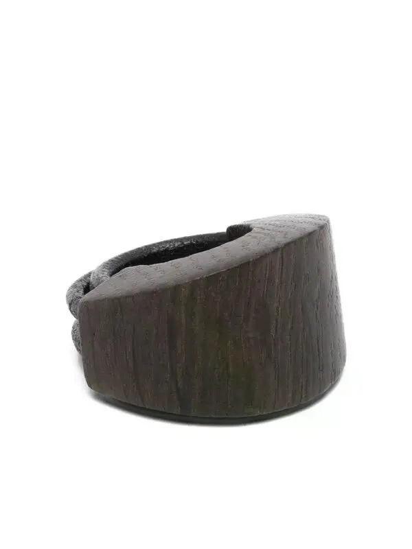 MONIES Brontea Wooden Ring - Brown