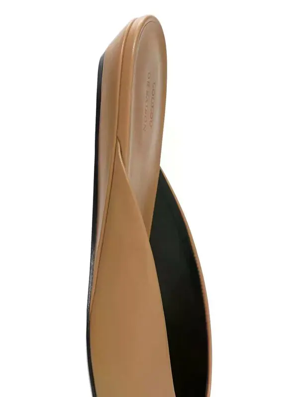 Loulou De Saison Diane Square Toe Mules - Neutrals