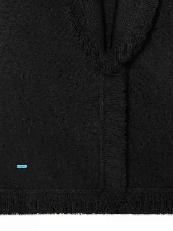 Alanui Fringed Coat - Black