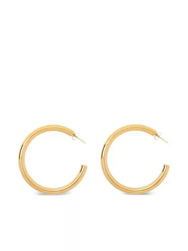 OSTRAS COLLECTION Plated Kim Hoop Earrings - Gold