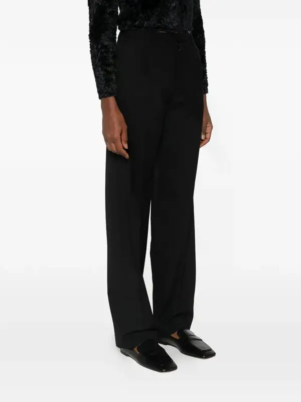 MAISON MARGIELA Pleated Straight Leg Trousers
