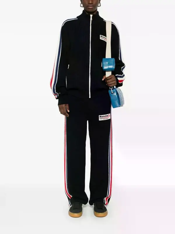 PALM ANGELS X MONCLER Waffle-knit Sweatpants