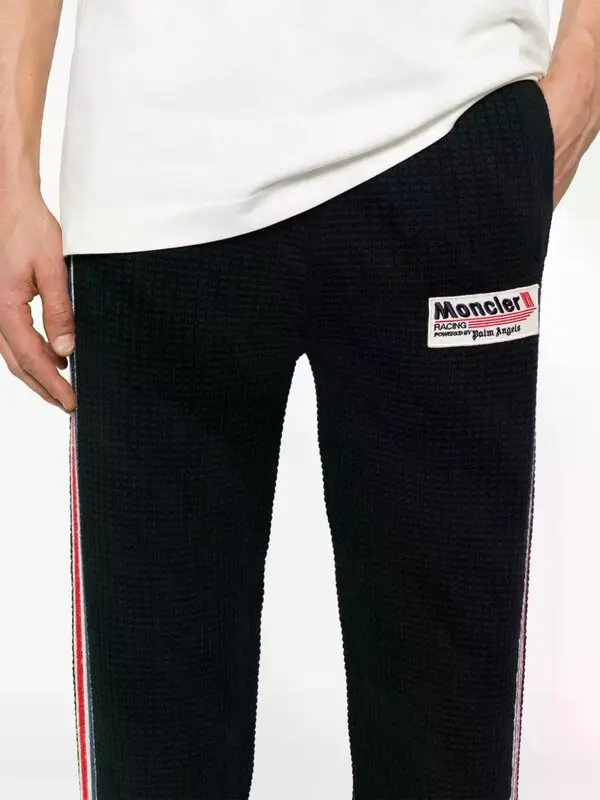 PALM ANGELS X MONCLER Waffle-knit Sweatpants