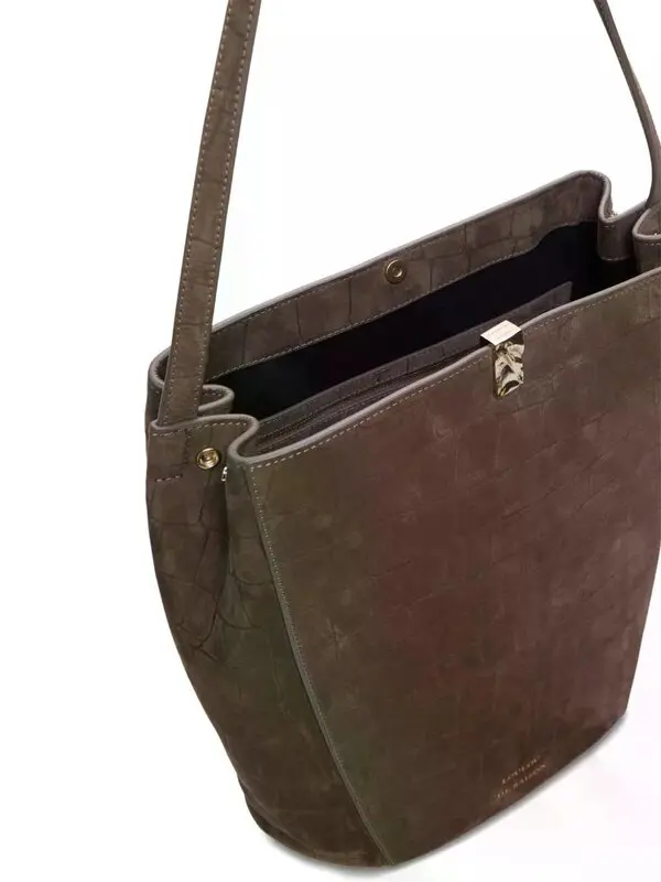 Loulou De Saison Audrey Embossed Shoulder Bag