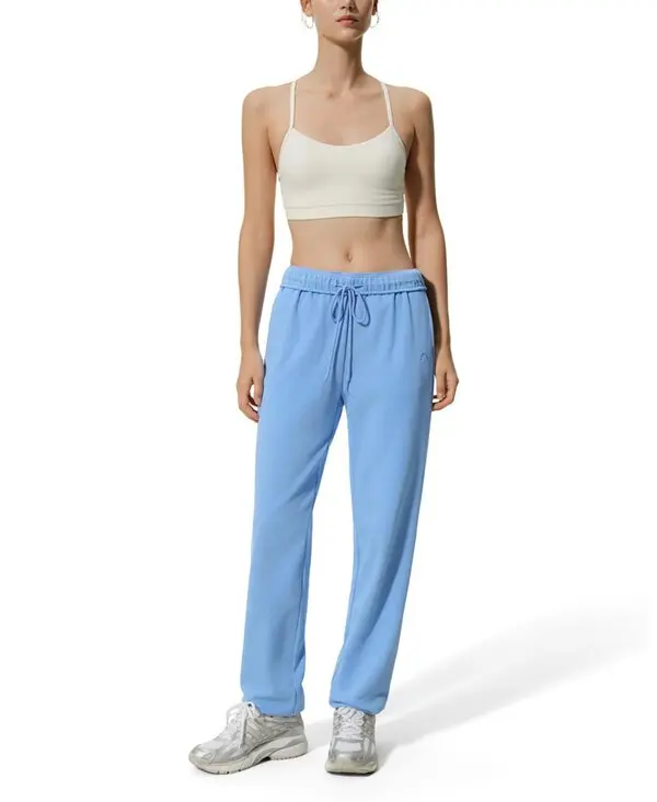 Lilysilk Relaxed Fit Softstep Joggers - Lagoon Blue