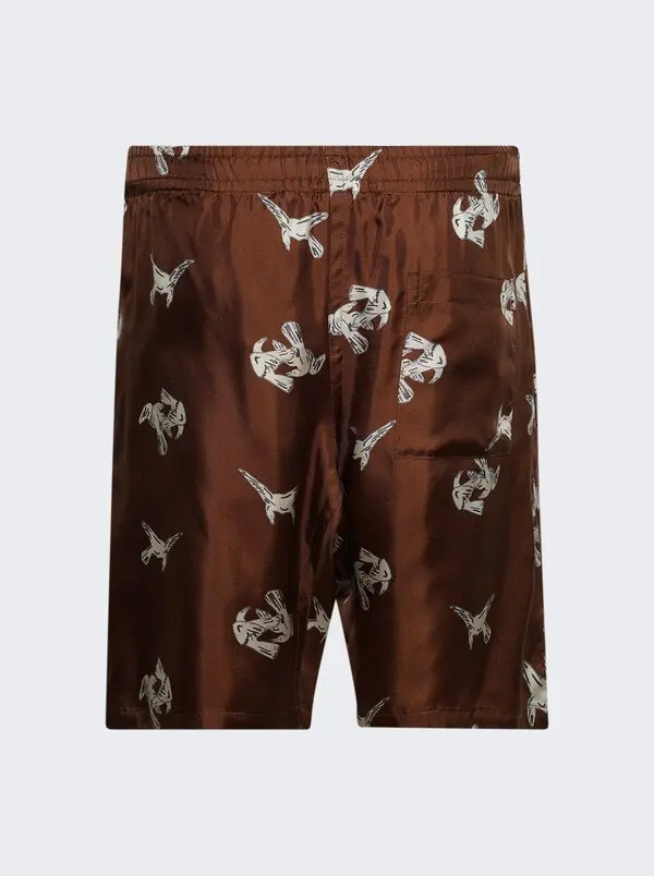 Marni Silk Bermuda Shorts