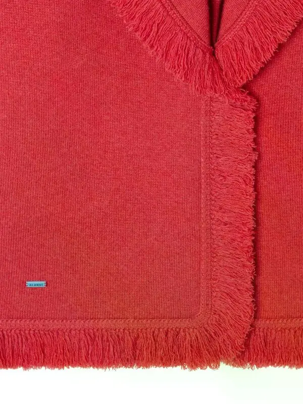 Alanui Fringed Coat - Red