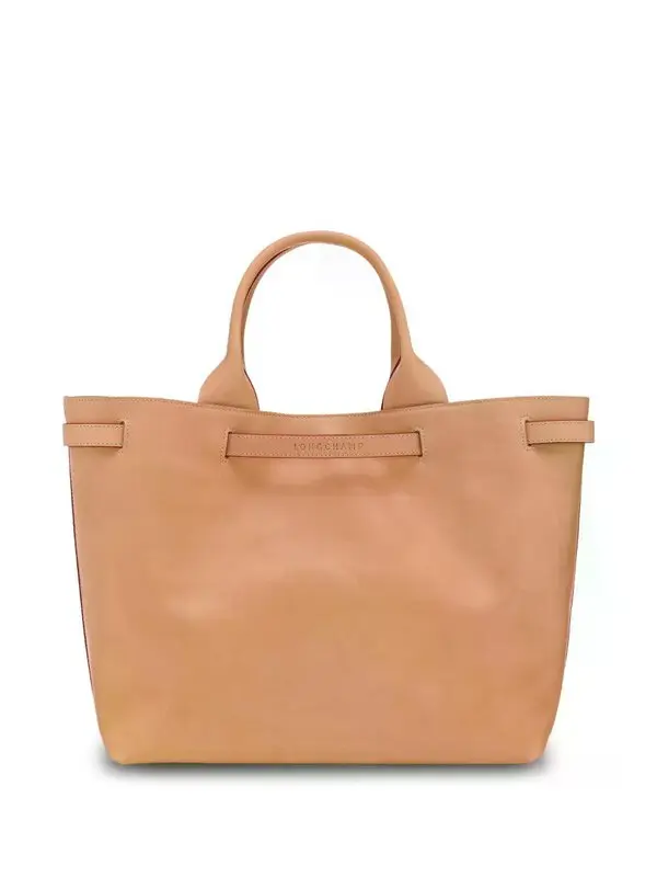 Longchamp Le Roseau L Leather Tote Bag