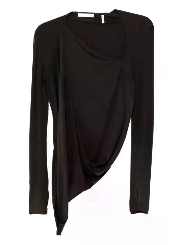 Helmut Lang Asymmetric Top - Brown