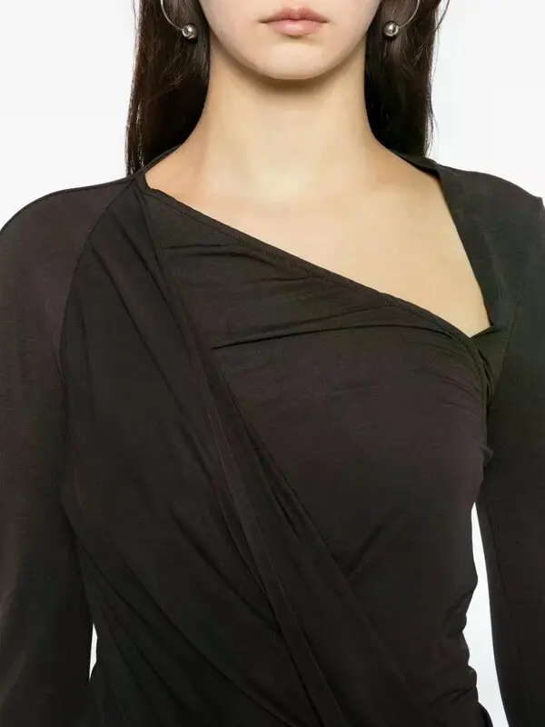 Helmut Lang Asymmetric Top - Brown