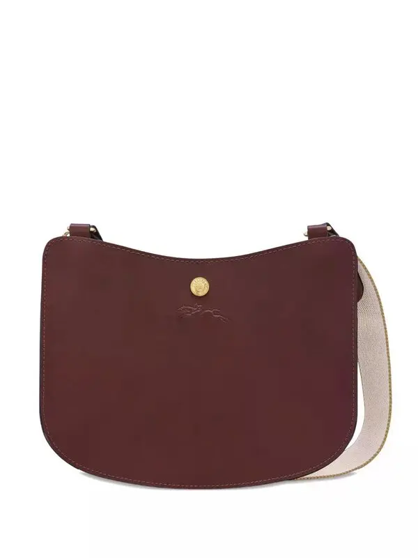 Longchamp Pure Small Logo Crossbody Bag - Brown