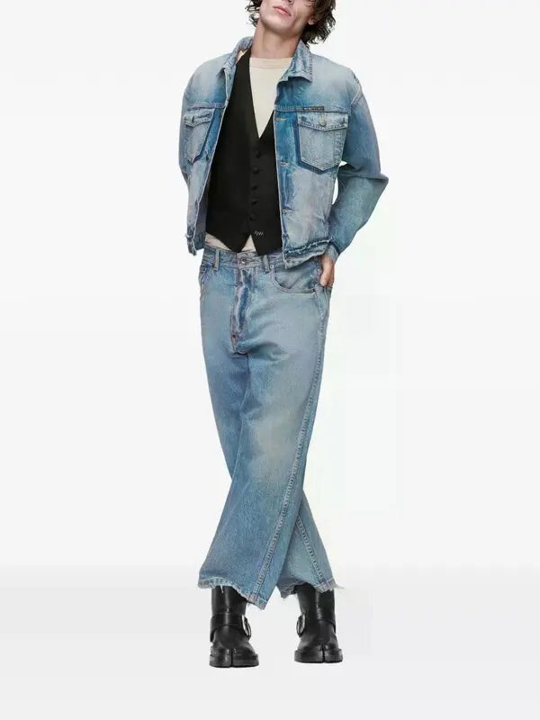 MAISON MARGIELA Button-up Jacket - Blue
