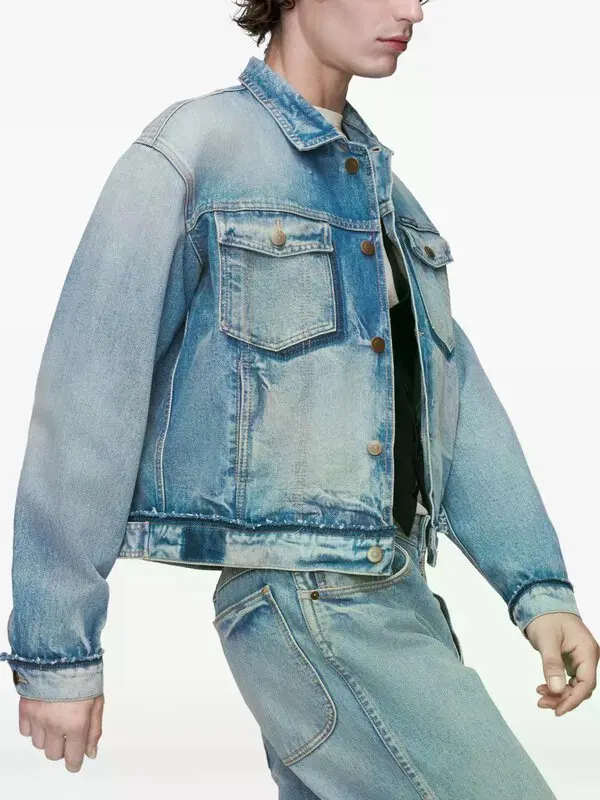 MAISON MARGIELA Button-up Jacket - Blue