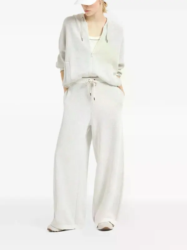Brunello Cucinelli Honeycomb Zip-up Hoodie