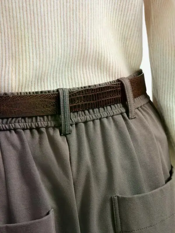 Brunello Cucinelli Wide-leg Palazzo Pants With Monili Detail