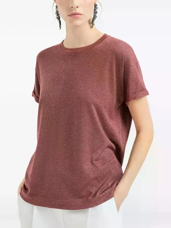 Brunello Cucinelli Crew-neck T-shirt - Red