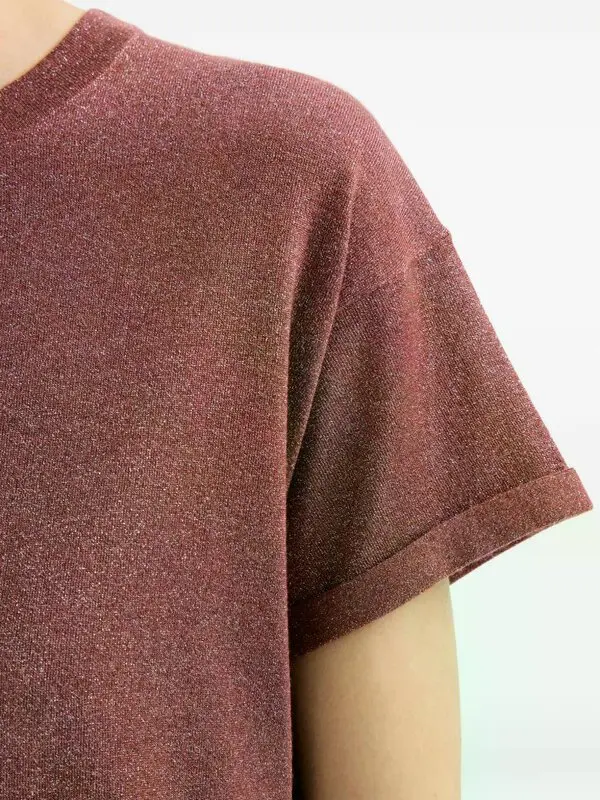 Brunello Cucinelli Crew-neck T-shirt - Red