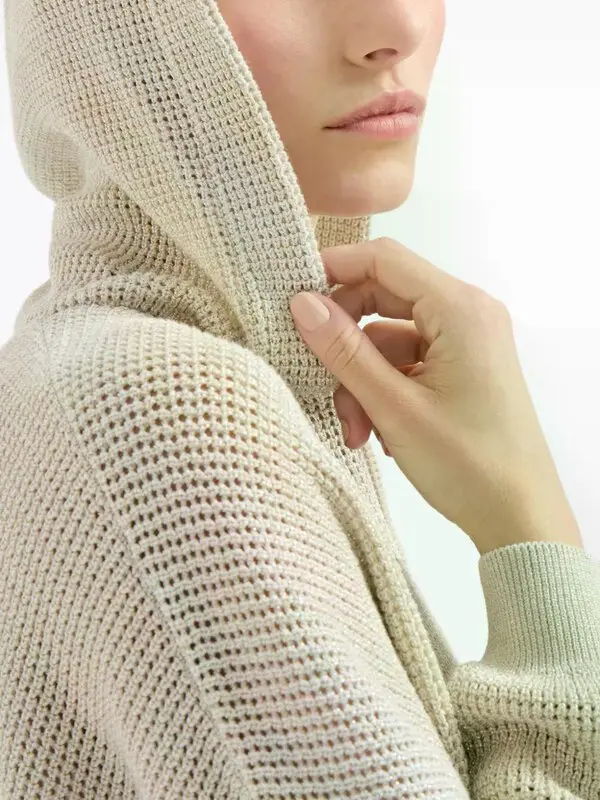 Brunello Cucinelli Hooded Zip-up Cardigan