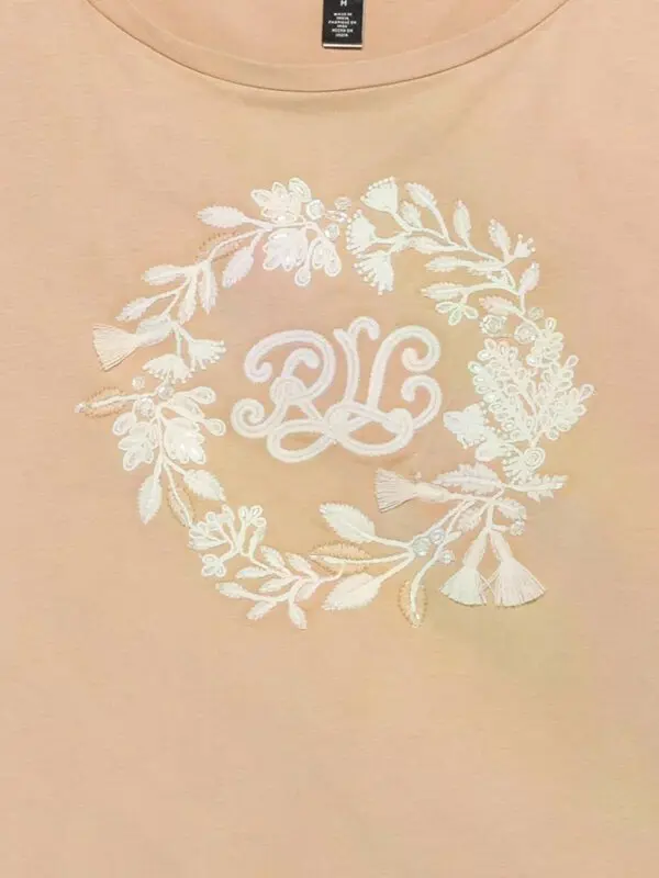 Ralph Lauren Floral Embroidered Top