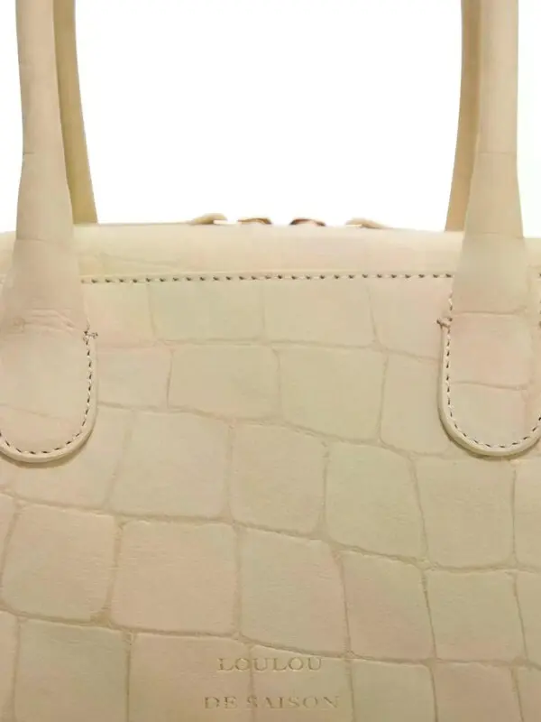 Loulou De Saison Rectangular Shoulder Bag - Neutrals
