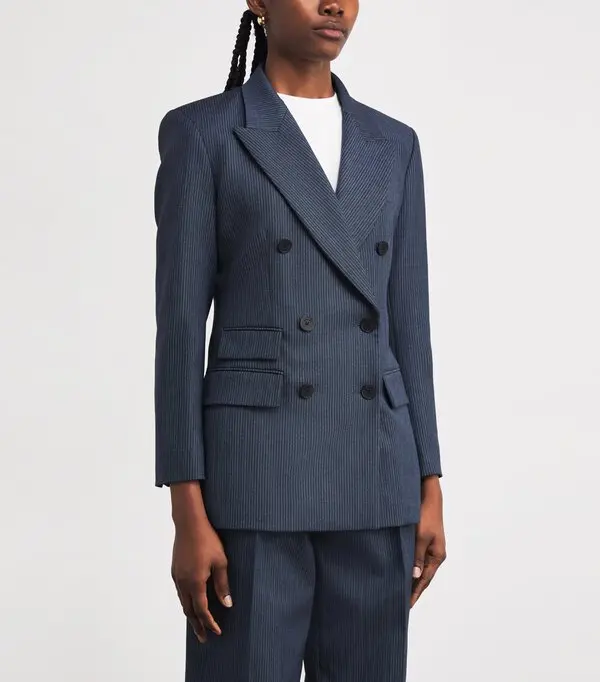 Sandro Pinstripe Double-breasted Jacket