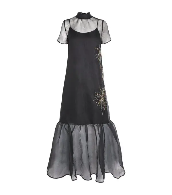 Staud Calluna Maxi Dress - Black