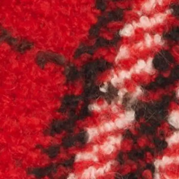 Burberry Alpaca-wool Bouclé Scarf - Red