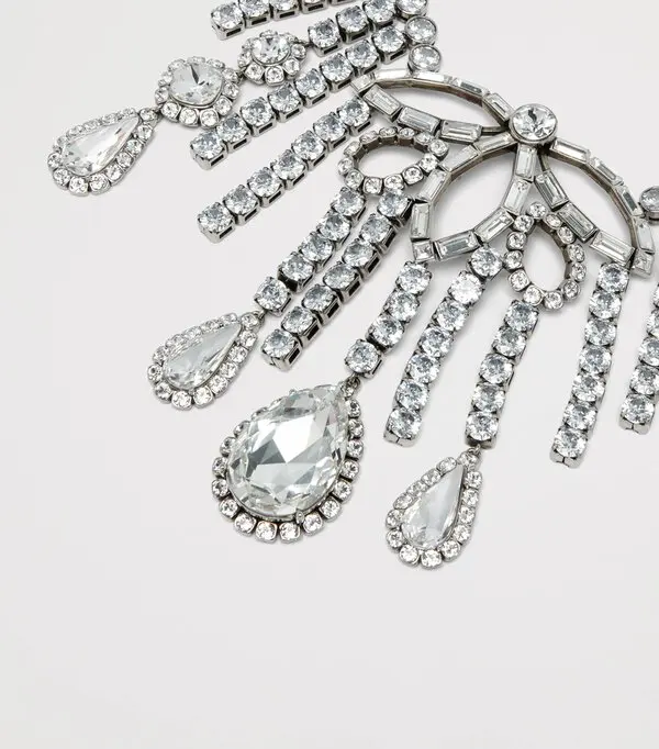 Alexander McQueen Embellished Chandelier Necklace