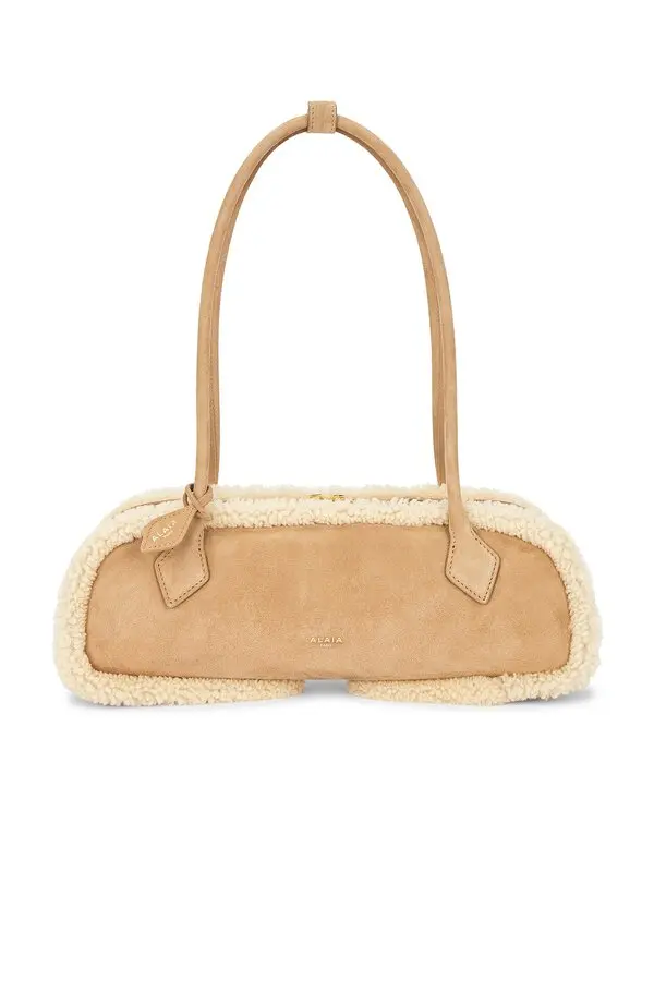 Alaïa Medium Teckel Bag - Camel