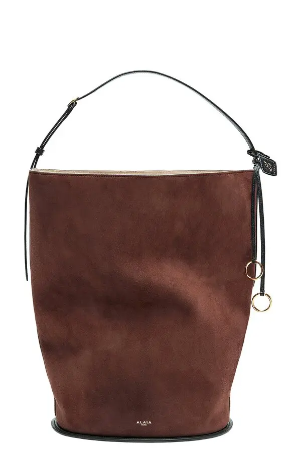 Alaïa Large Bucket Bag - Brun