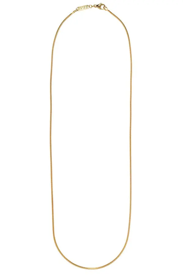 AZLEE Cascade 1.2mm Chain Necklace - 18k Yellow Gold