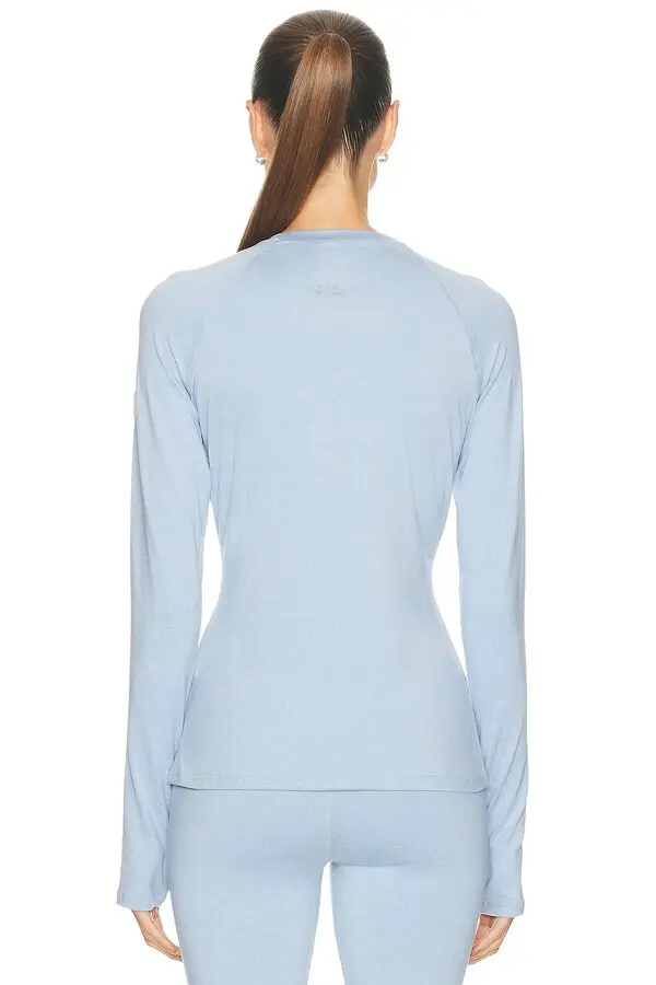 Varley Always Warm Crewneck Base Layer Top - Glacier Marl