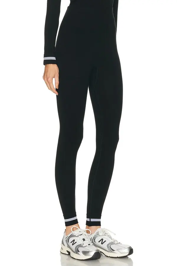 The Upside Seamless Midi 25 Base Layer Leggings - Black