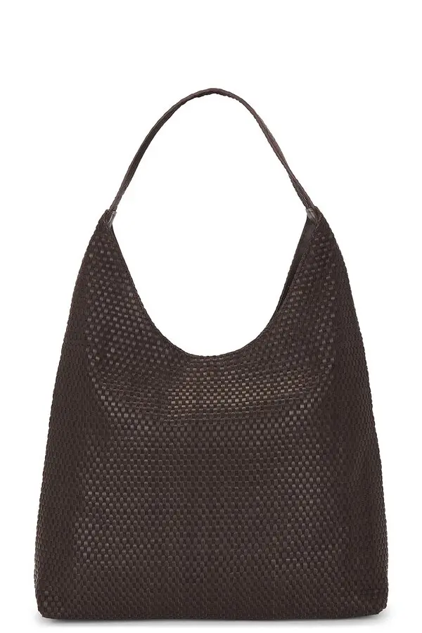 ST. AGNI Lattice Weave Large Tote Bag