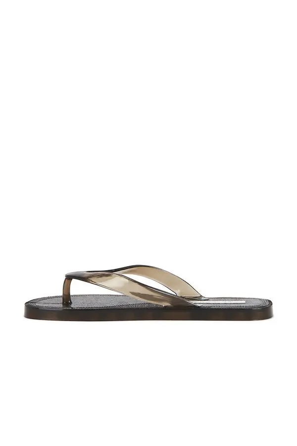 ST. AGNI Jelly Flip Flop - Smoke