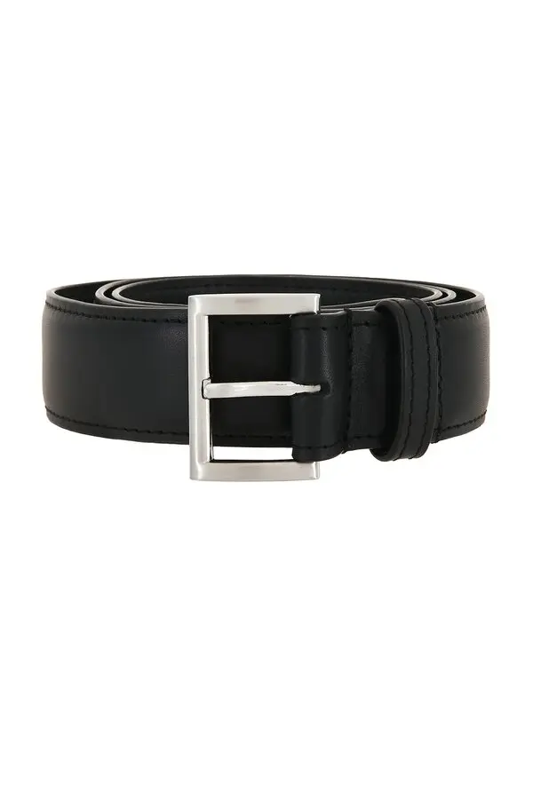 ST. AGNI Homme Leather Belt - Black