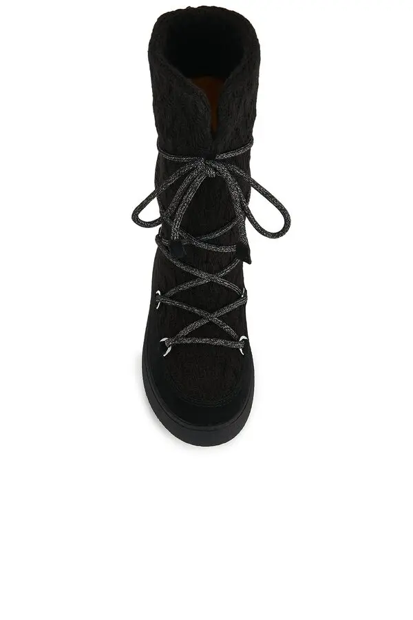 Moon Boot X Guest In Residence Ltrack Knit Boot - Black