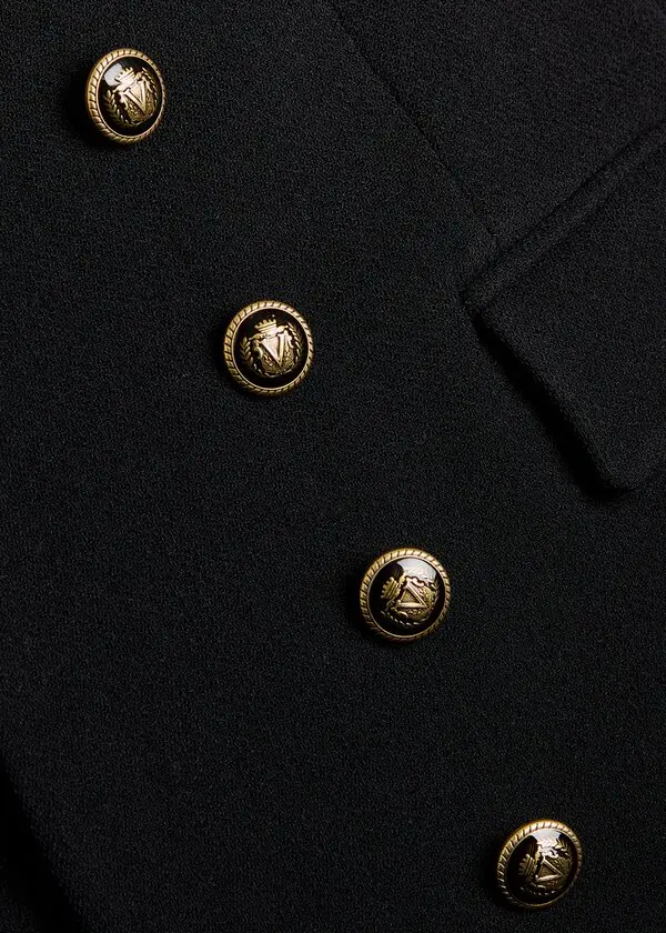 Veronica Beard Claude Dickey Double-breasted Stretch-wool Blazer - Black